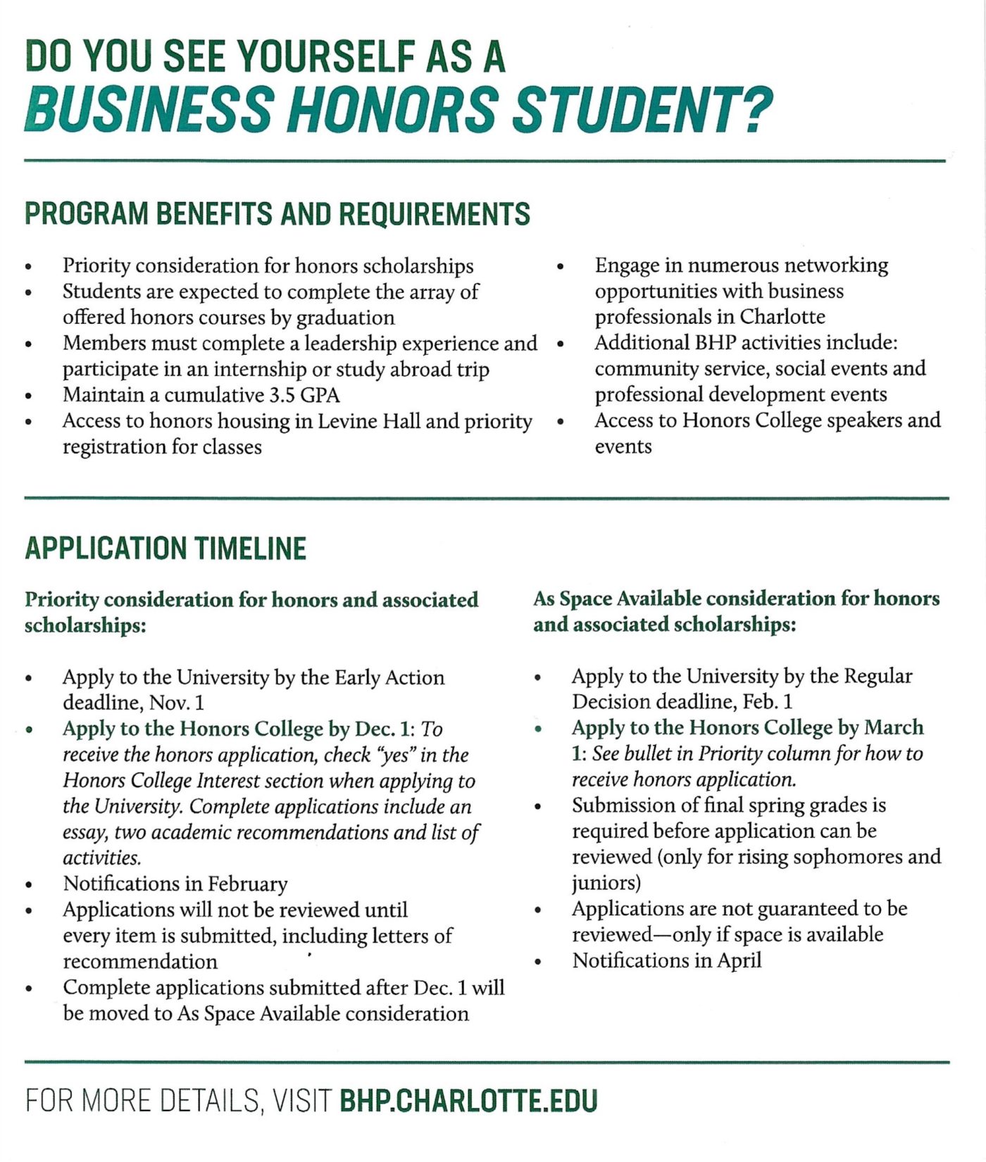 About Us – Honors College