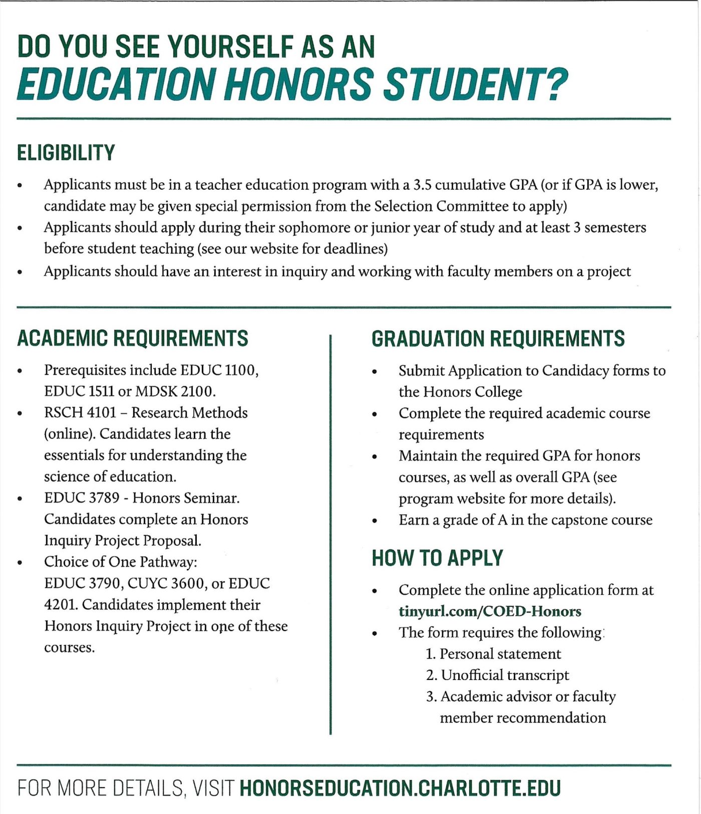 About Us – Honors College